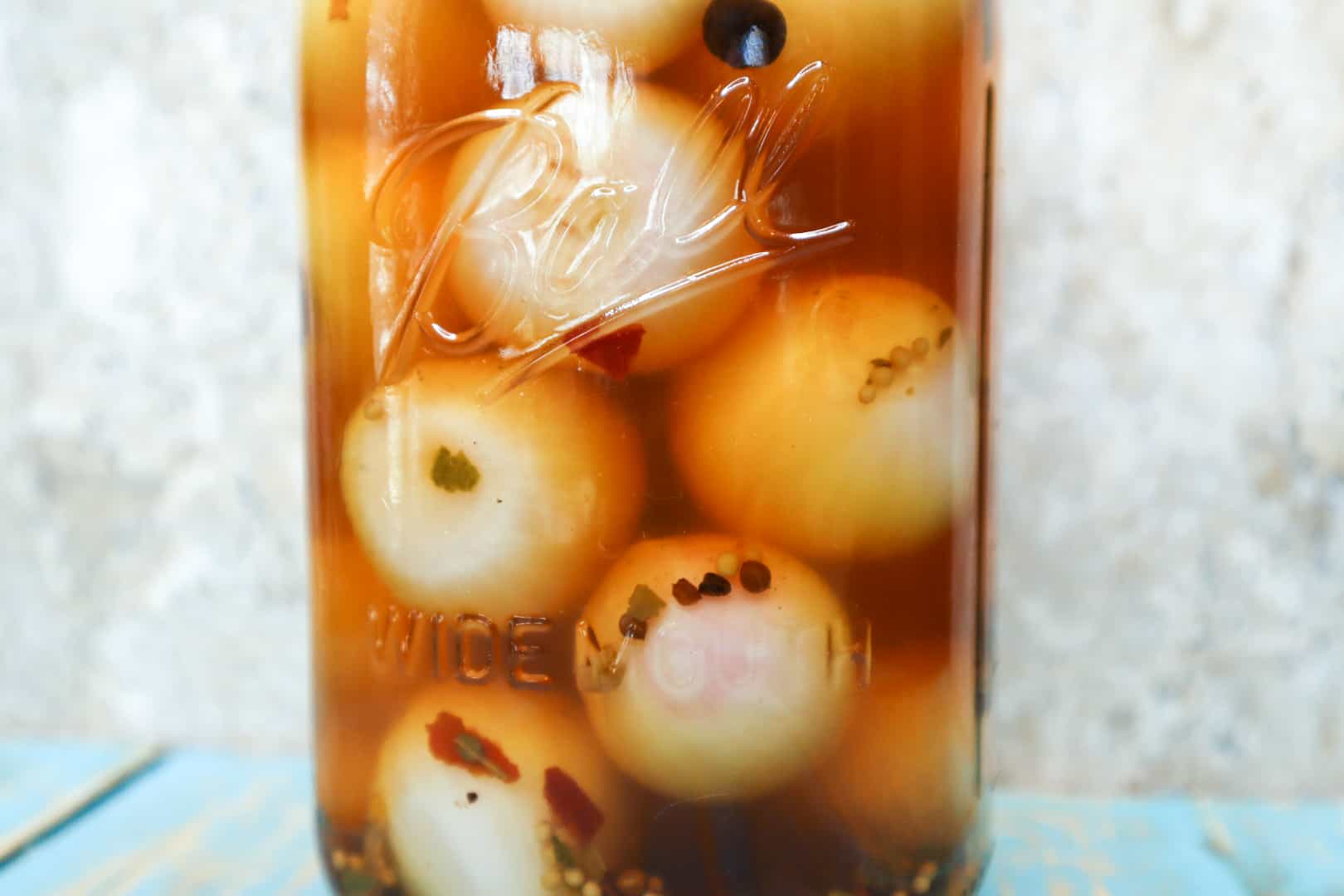 Old English Style Pickled Onions ~ The Recipe Bandit
