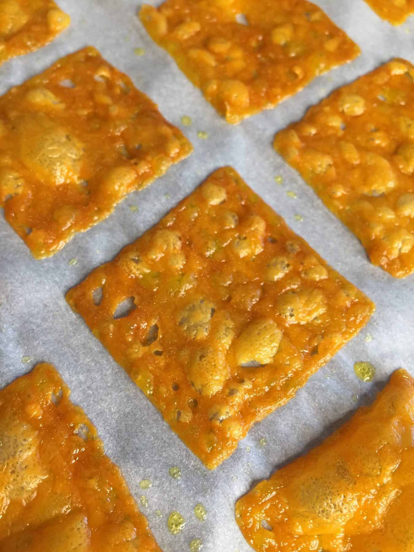 Keto Cheese Crisps ~ The Recipe Bandit