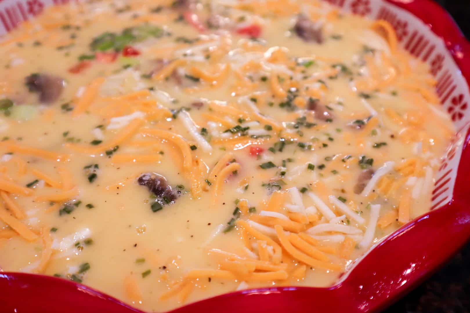 Simple Crustless Quiche ~ The Recipe Bandit