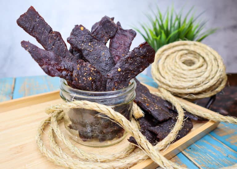 Sweet & Spicy Beef Jerky ~ The Recipe Bandit