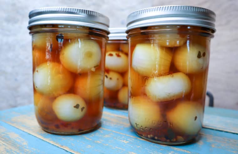 Old English Style Pickled Onions ~ The Recipe Bandit