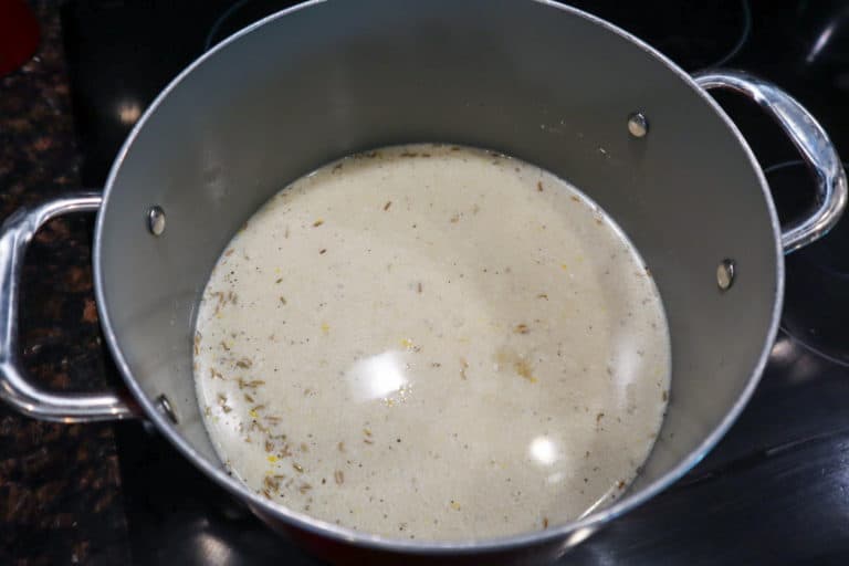 Creamy Chicken Linguine with Brie ~ The Recipe Bandit
