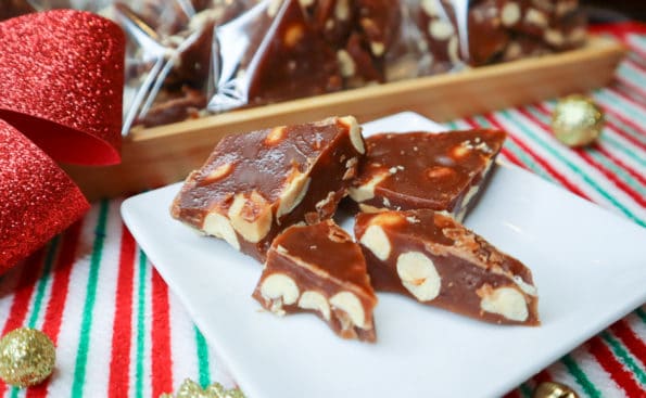 Chewy Chocolate Peanut Toffee ~ The Recipe Bandit