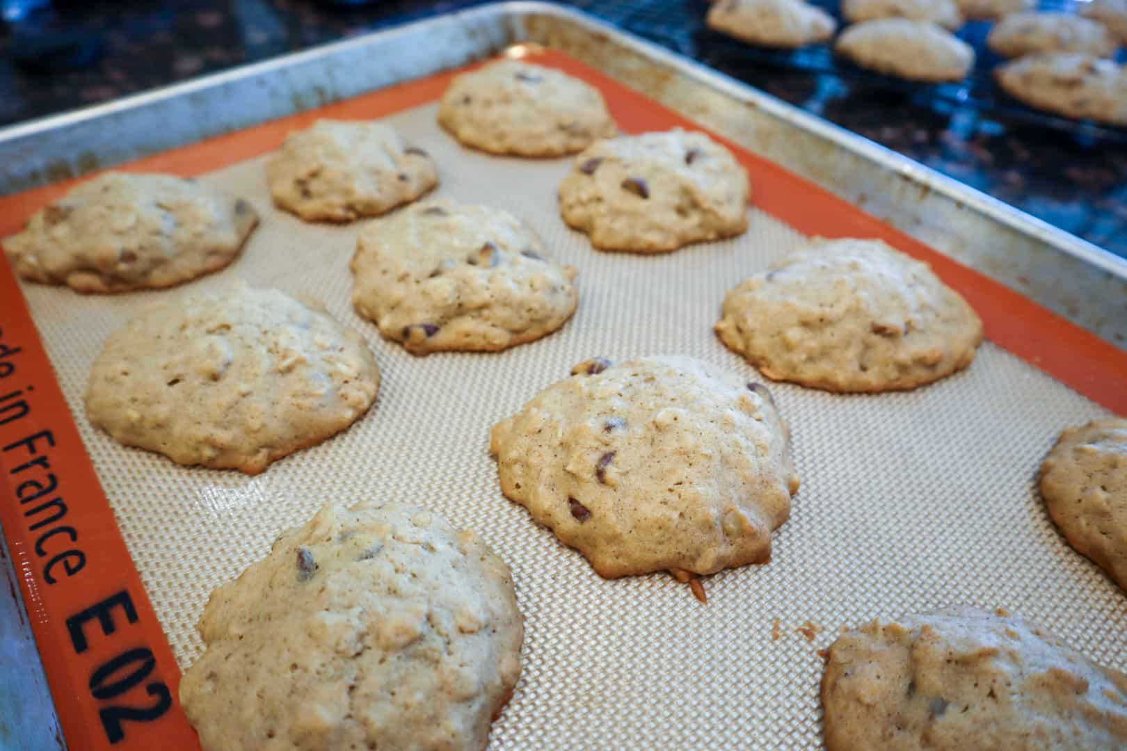 Soft Baked Banana Bread Cookies ~ The Recipe Bandit