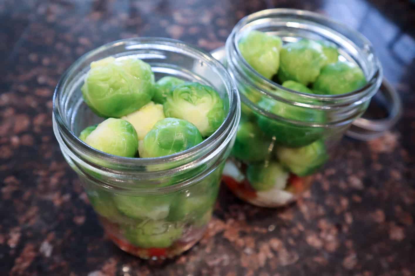 Small Batch Pickled Brussels Sprouts ~ The Recipe Bandit