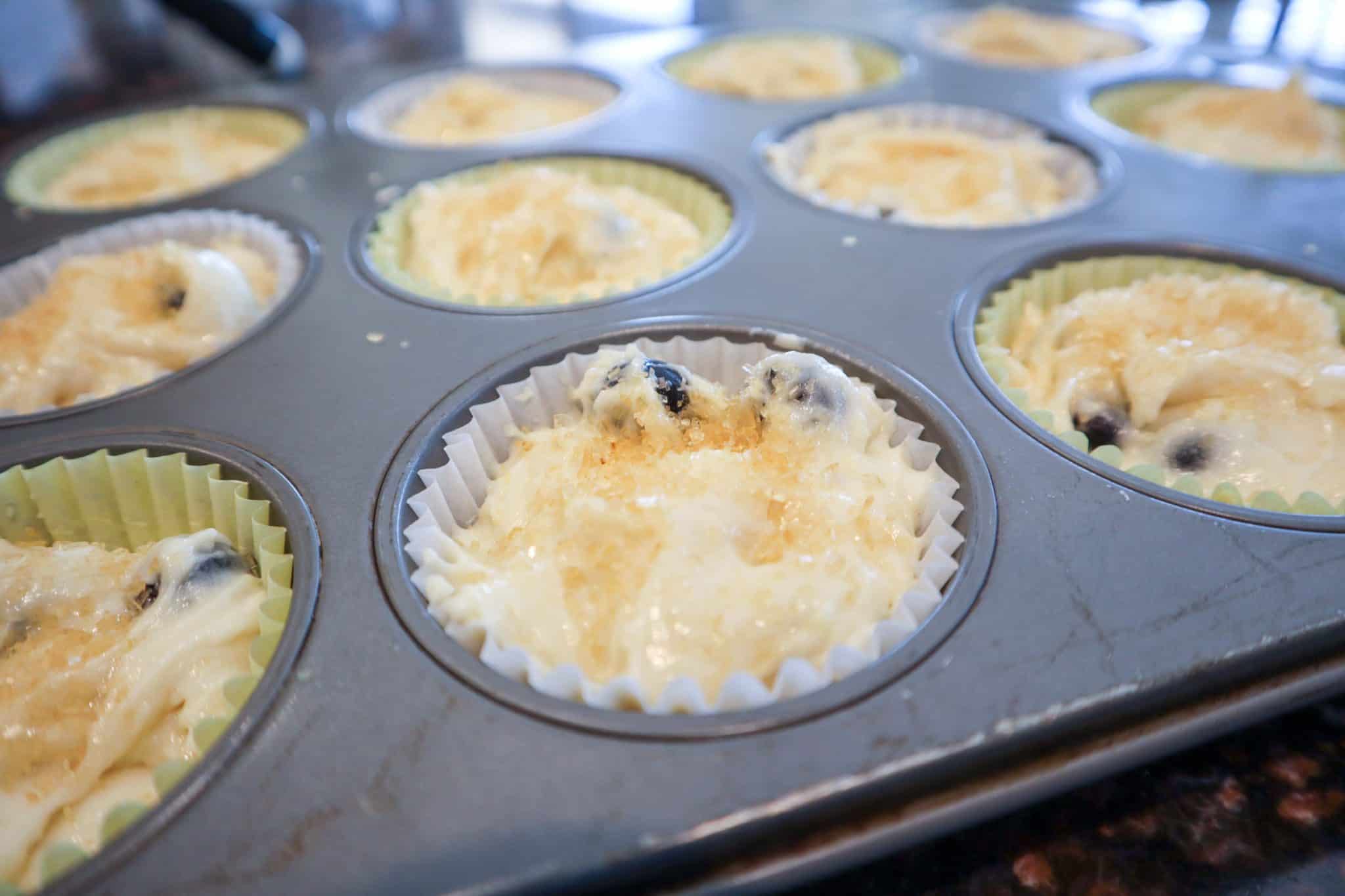 Lemon Blueberry Sunshine Muffins ~ The Recipe Bandit