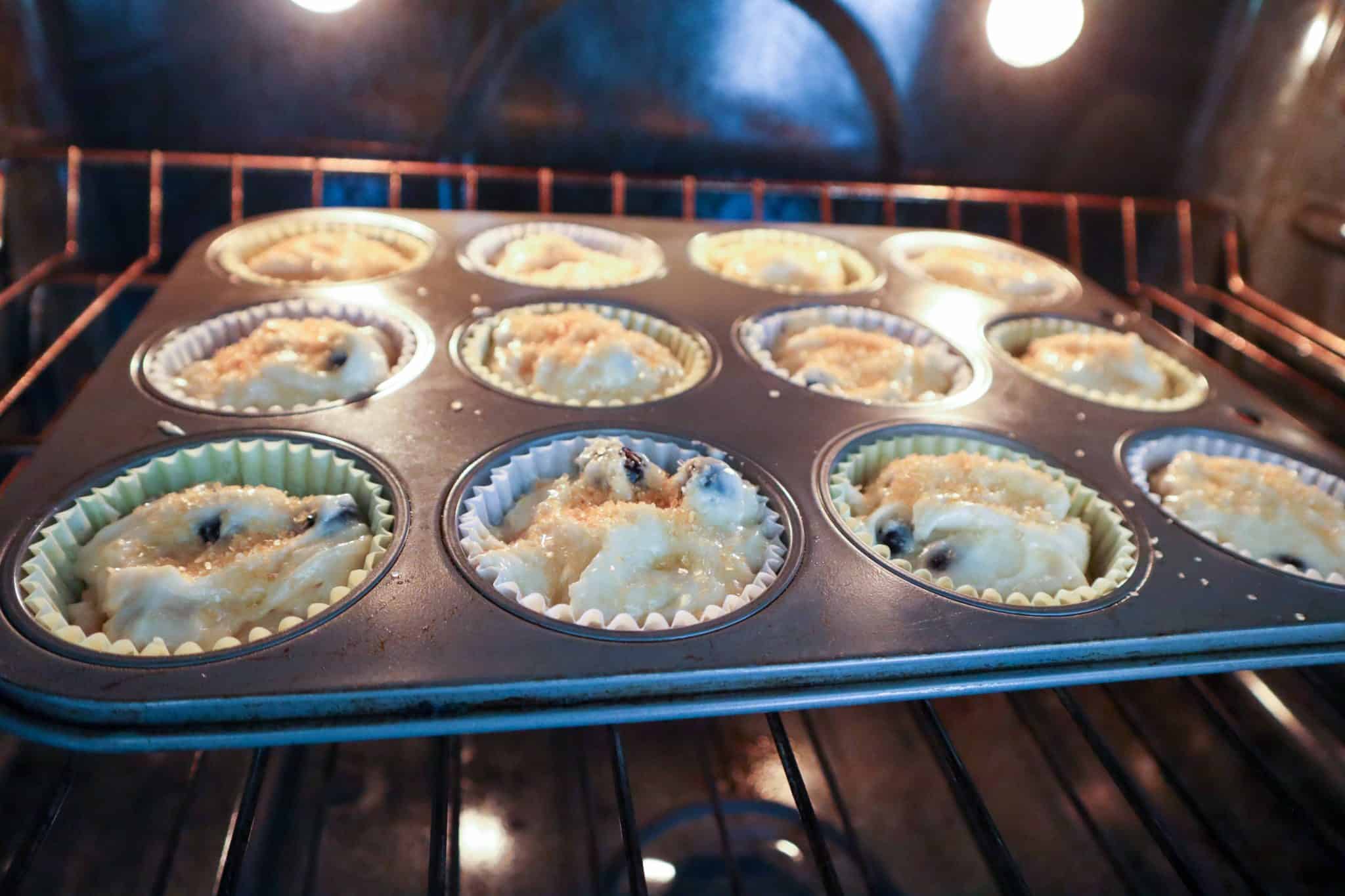 Lemon Blueberry Sunshine Muffins ~ The Recipe Bandit