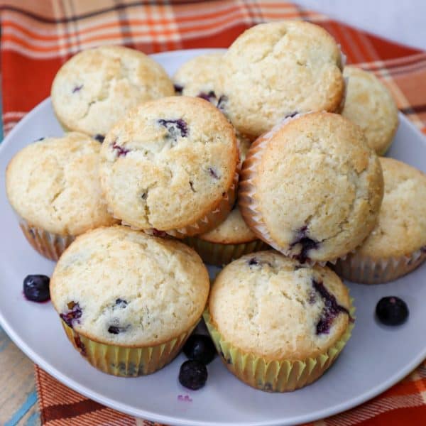 Lemon Blueberry Sunshine Muffins ~ The Recipe Bandit