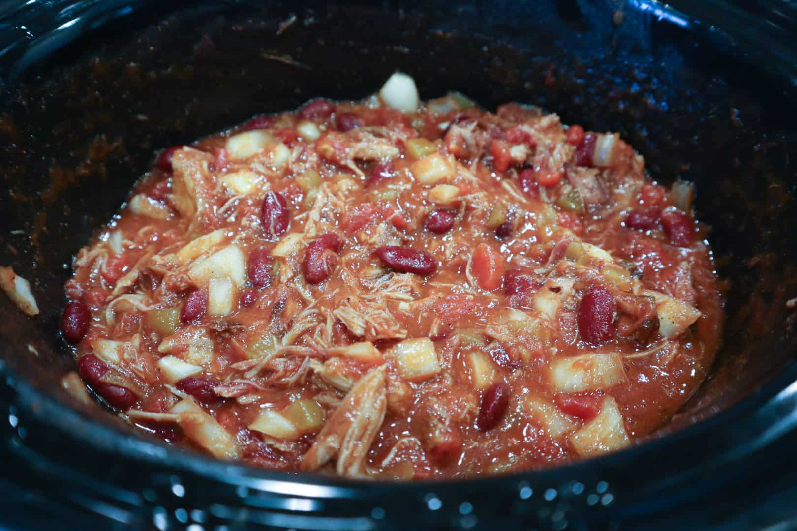 Sweet BBQ Pork Chili ~ The Recipe Bandit