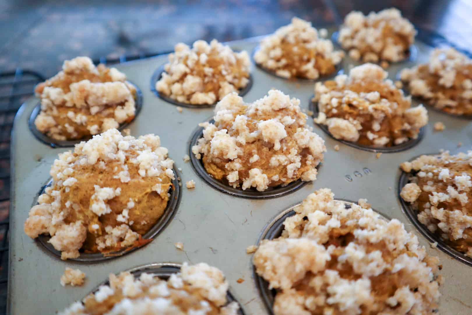 Pumpkin Pecan Streusel Muffins ~ The Recipe Bandit
