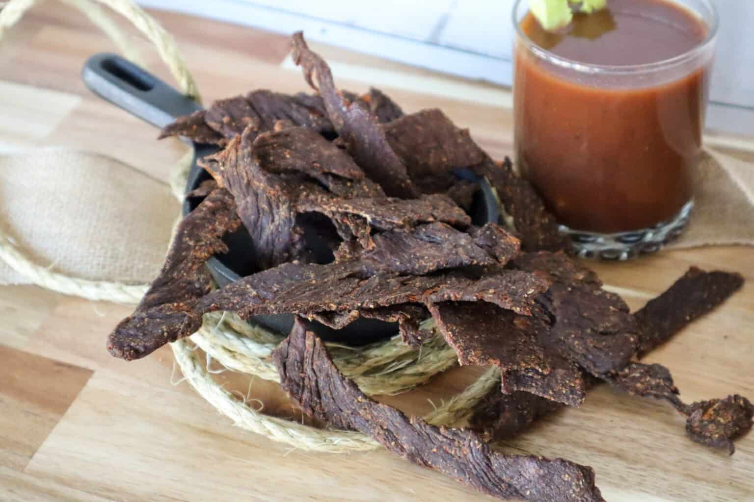 The Best Bloody Mary Beef Jerky ~ The Recipe Bandit