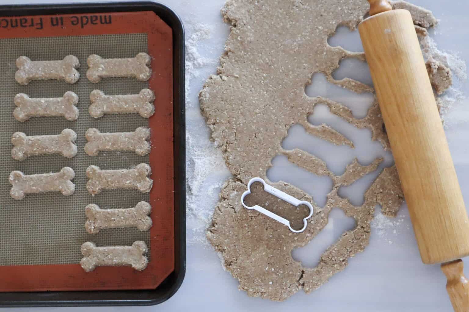 Homemade Peanut Butter & Banana Dog Treats ~ The Recipe Bandit